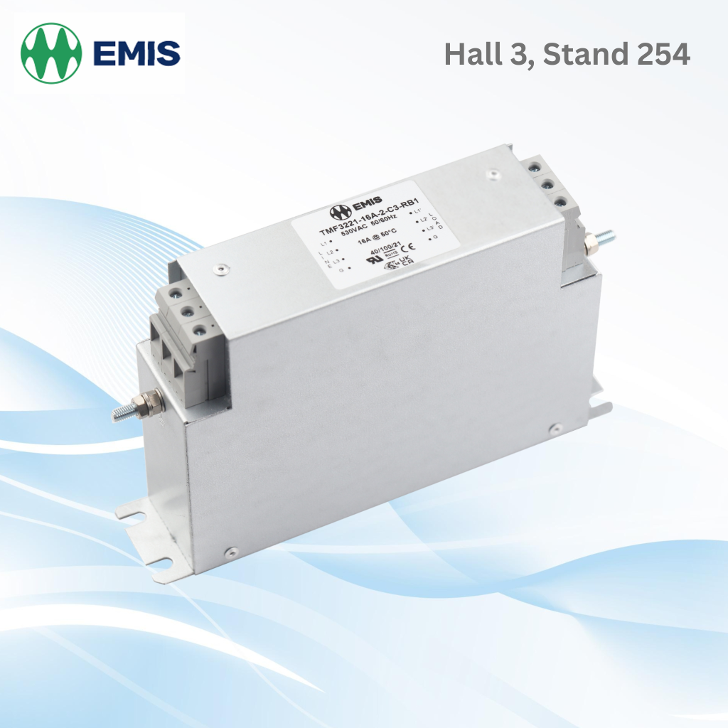 EMIS, an EMC solutions provider, to showcase its EMI filter range at ...