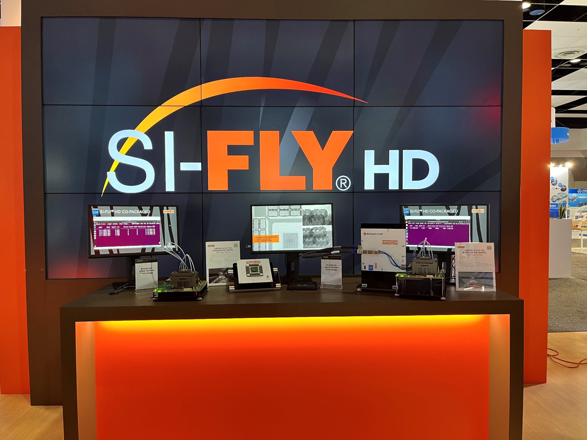 Samtec will show its 224Gbps and 448Gbps high-performance interconnect ...